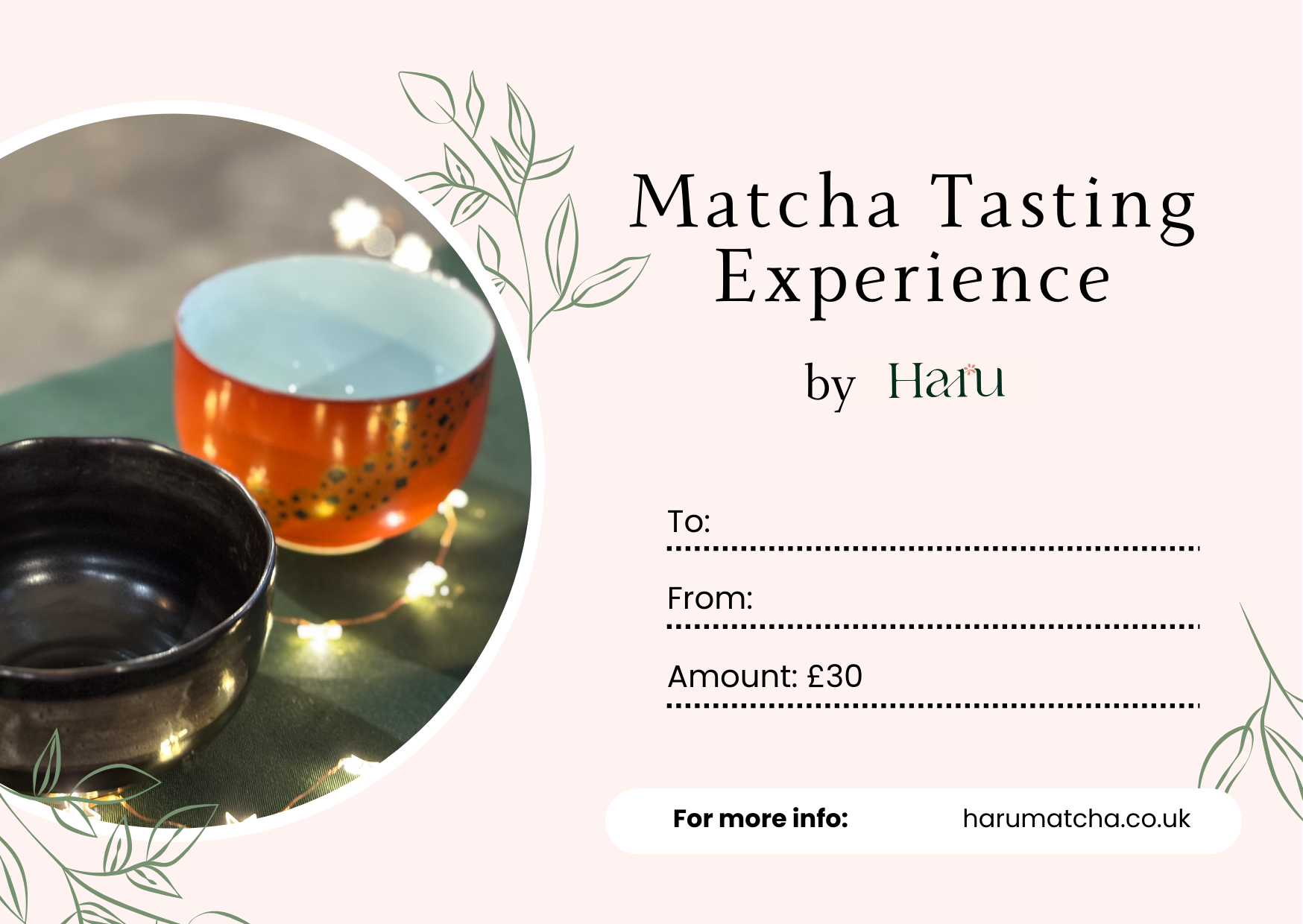 Matcha Experience Gift Card – Haru